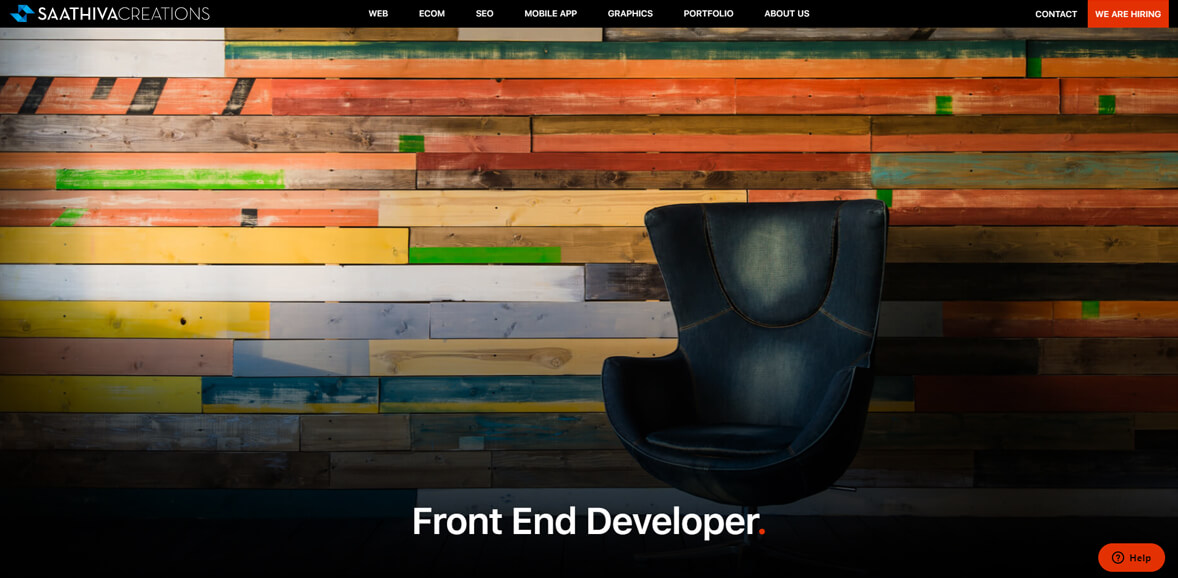 Front End Developer Hiring, Web Development Company